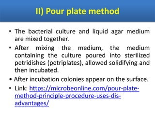 Isolation and preservation of microorganism bacteria | PPTX