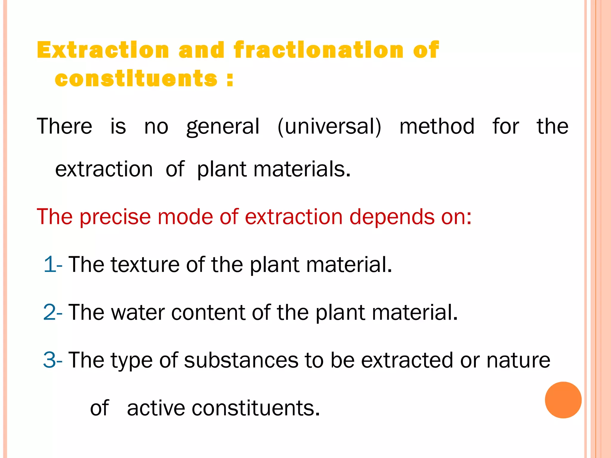 Isolation and purification of natural products by Dr.U.Srinivasa ...