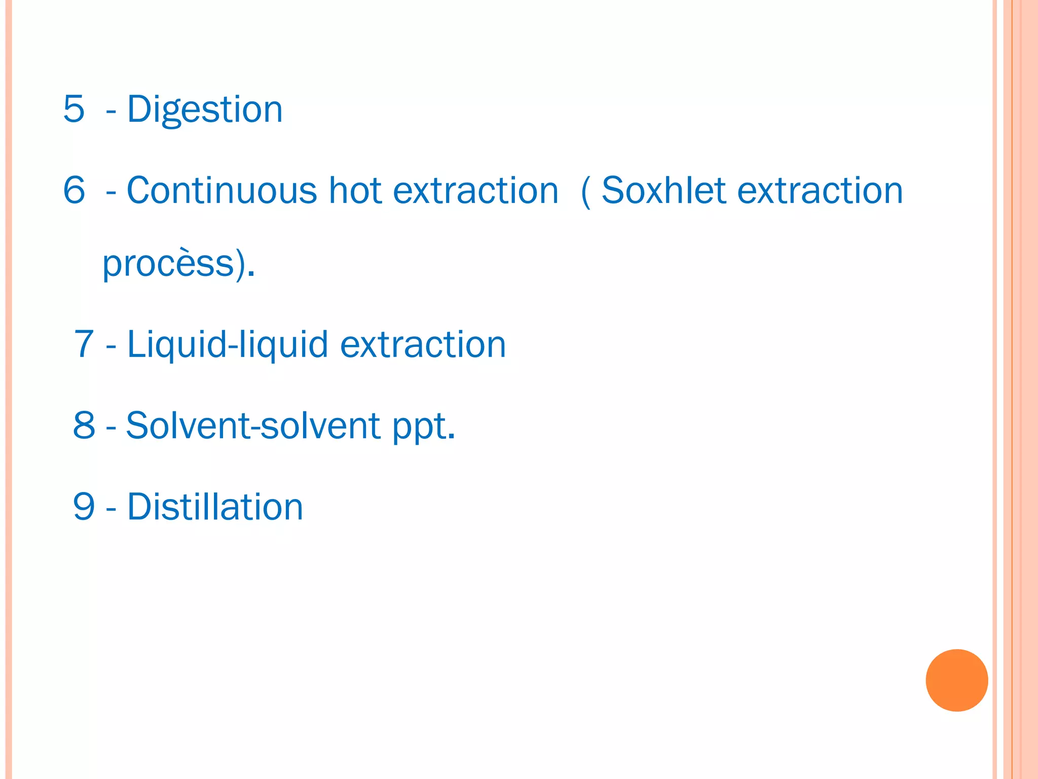 Isolation and purification of natural products by Dr.U.Srinivasa ...
