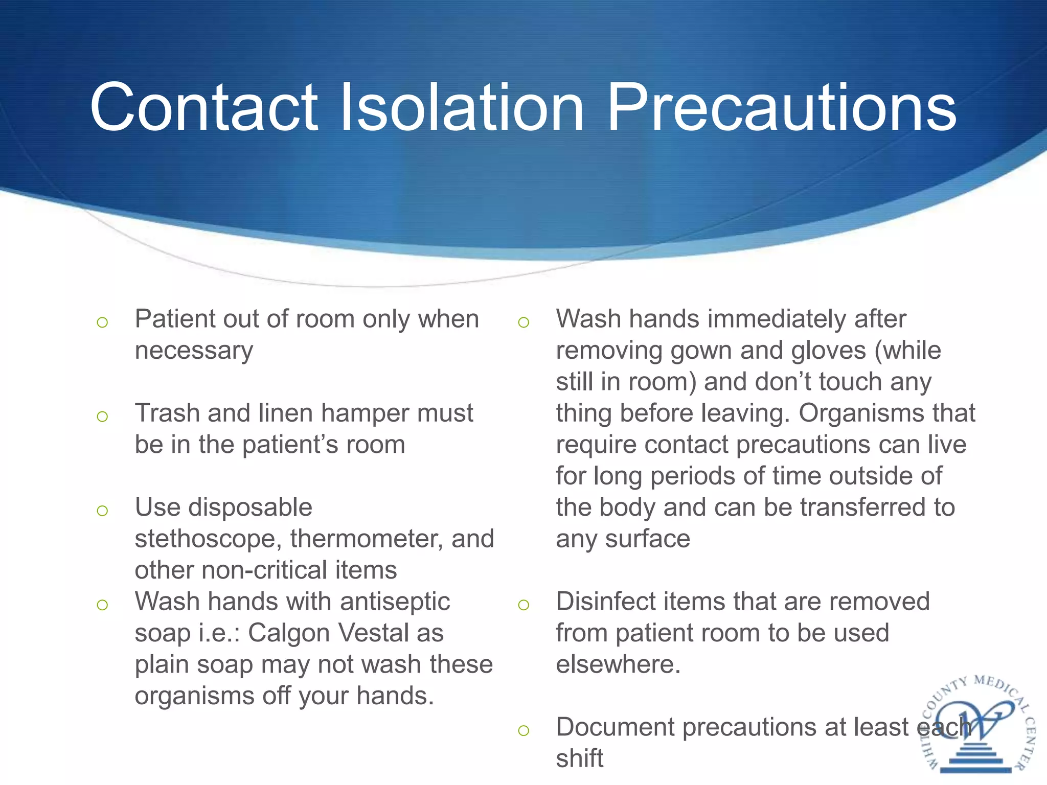 Isolation and standard precautions | PPTX