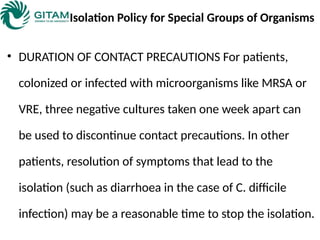 Isolation and Infection Control Measures | PPTX