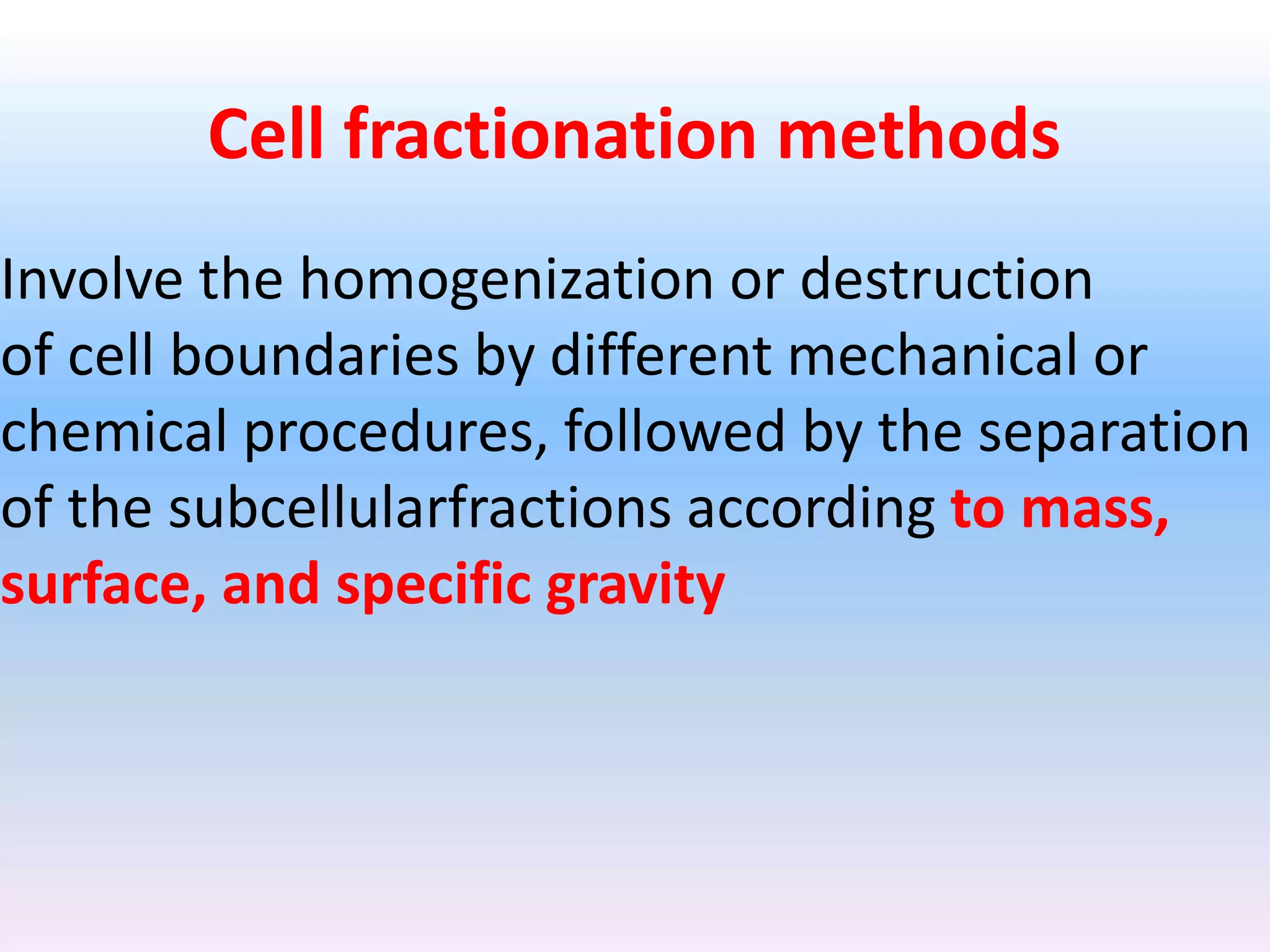 Isolation cell organelle by ankit | PPTX