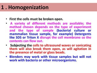 Isolation cell organelle by ankit | PPTX