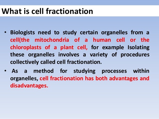 Isolation cell organelle by ankit
