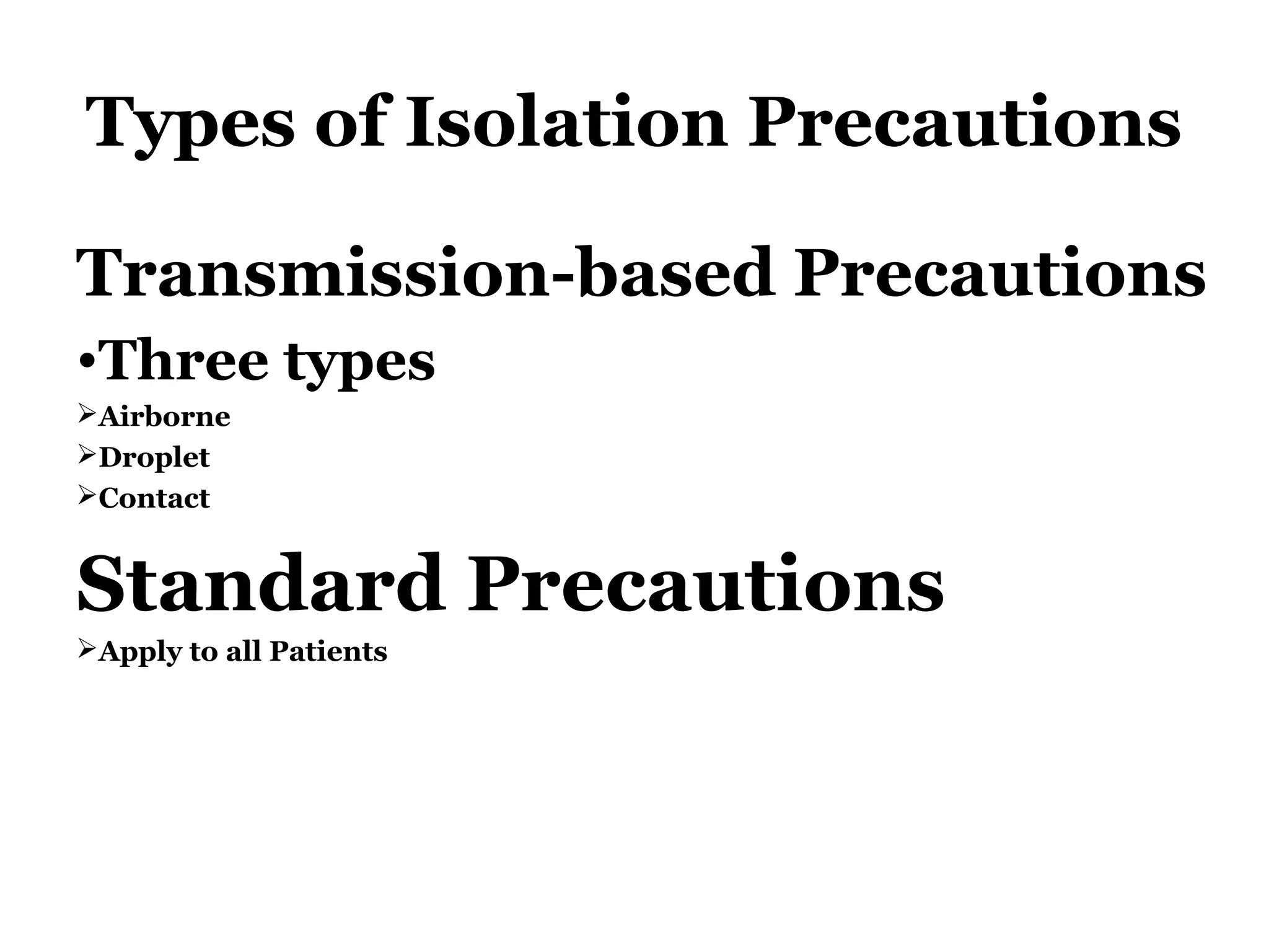Isolation guidelines | PPT