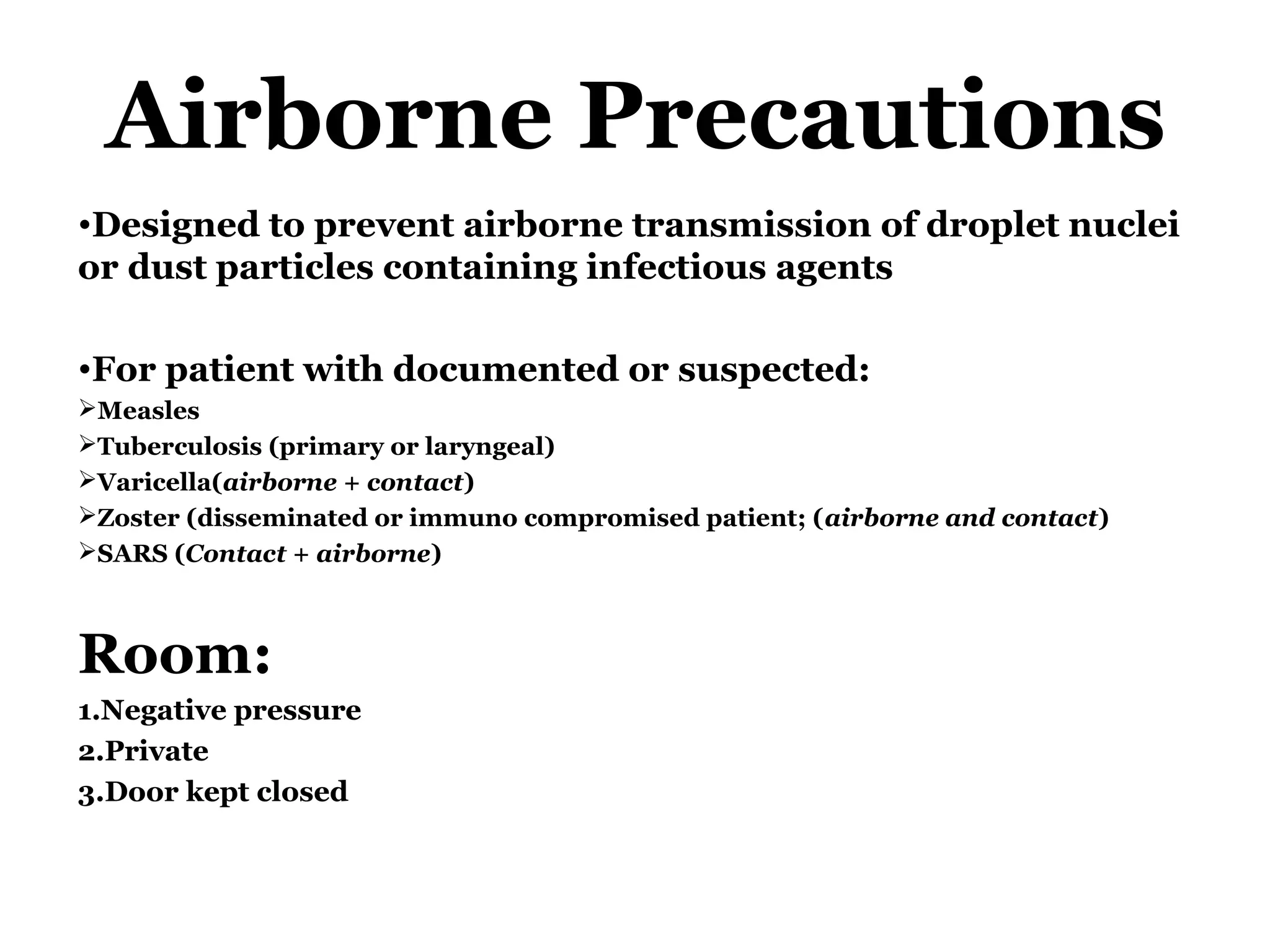 Isolation guidelines | PPT
