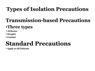Isolation guidelines | PPT
