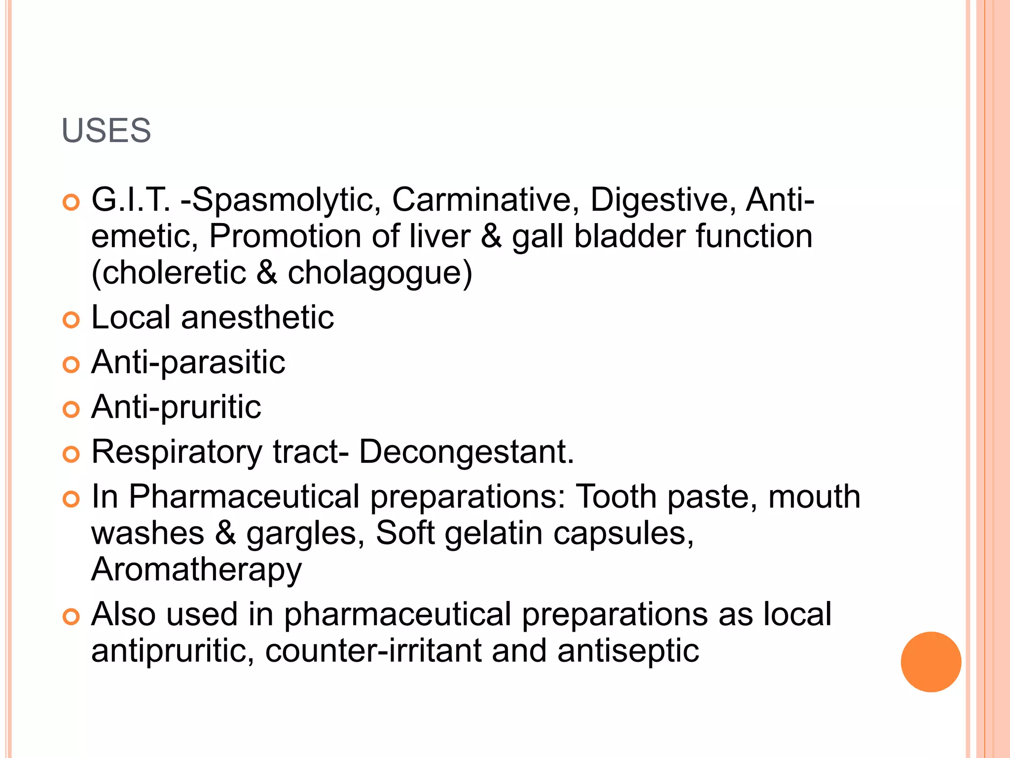 Isolation Identification and analysis of Menthol.pptx