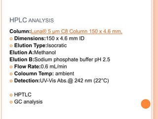 Isolation Identification and analysis of Menthol.pptx