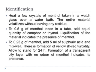 Isolation, identification and analysis of phytoconstituents | PPTX