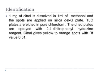 Isolation, identification and analysis of phytoconstituents | PPTX