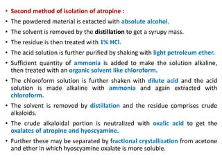 Isolation, Identification and Analysis of Phytoconstituents.pptx