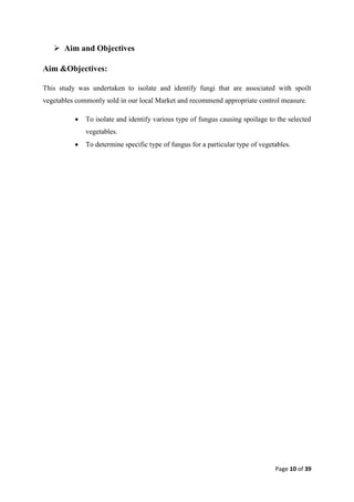 Isolation, identification and characterization of fungi from stored ...
