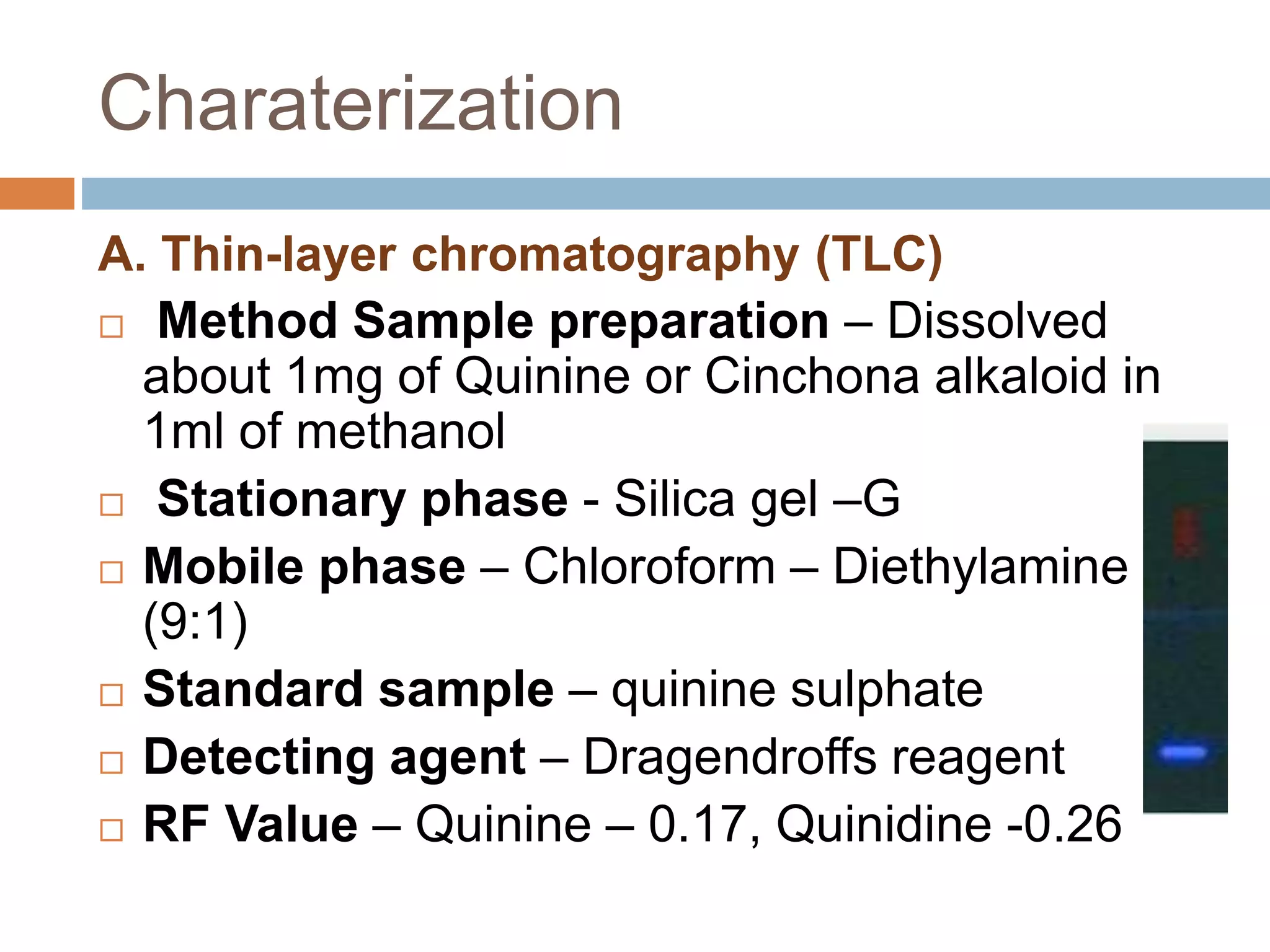 ISOLATION IDENTIFICATION of alkaloids atropine and quinine.pptx