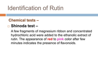 isolation & identification of glycosides.pptx | Chemistry | Science