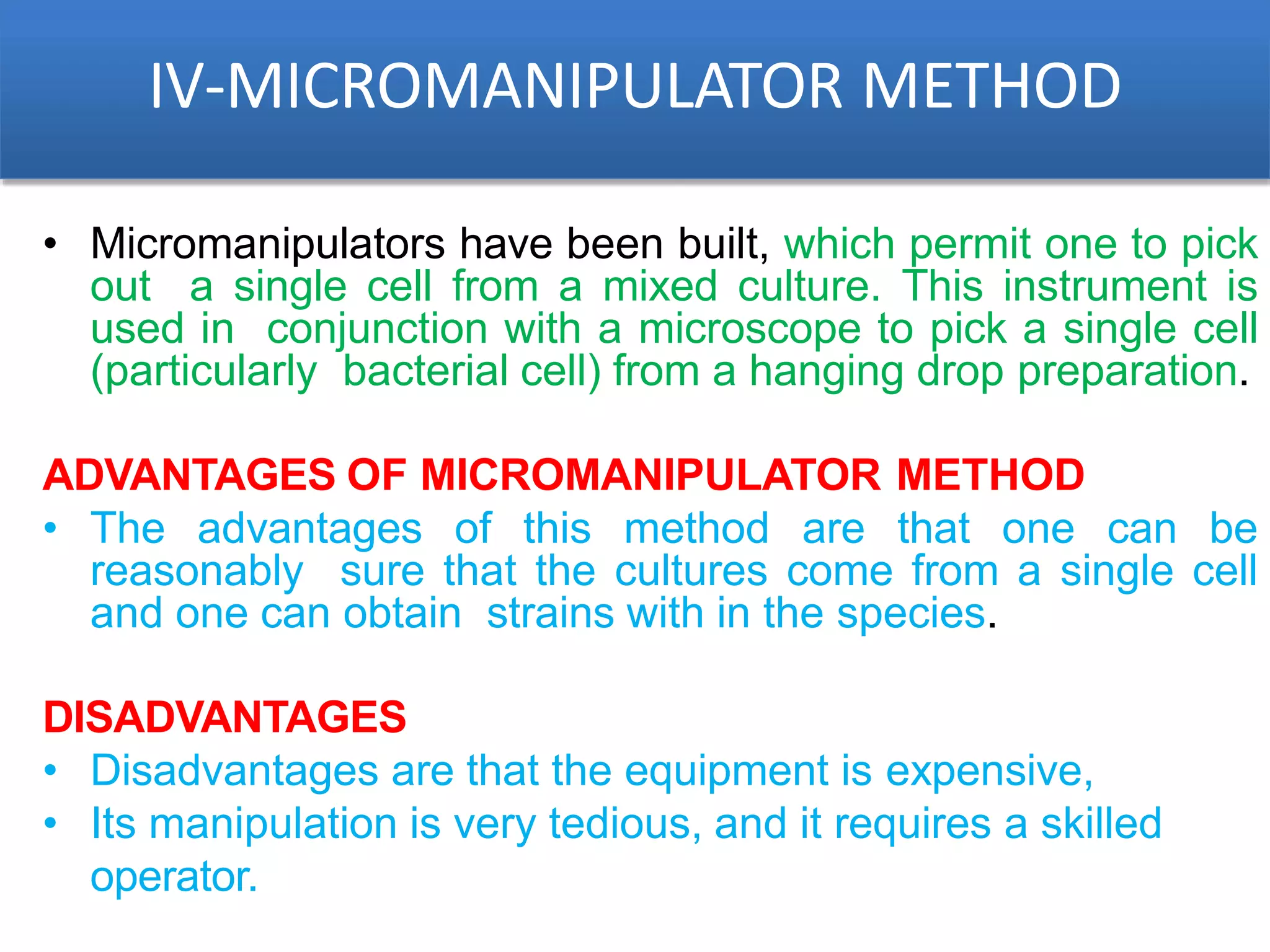 Isolation & Identification of Microorganism | PPTX
