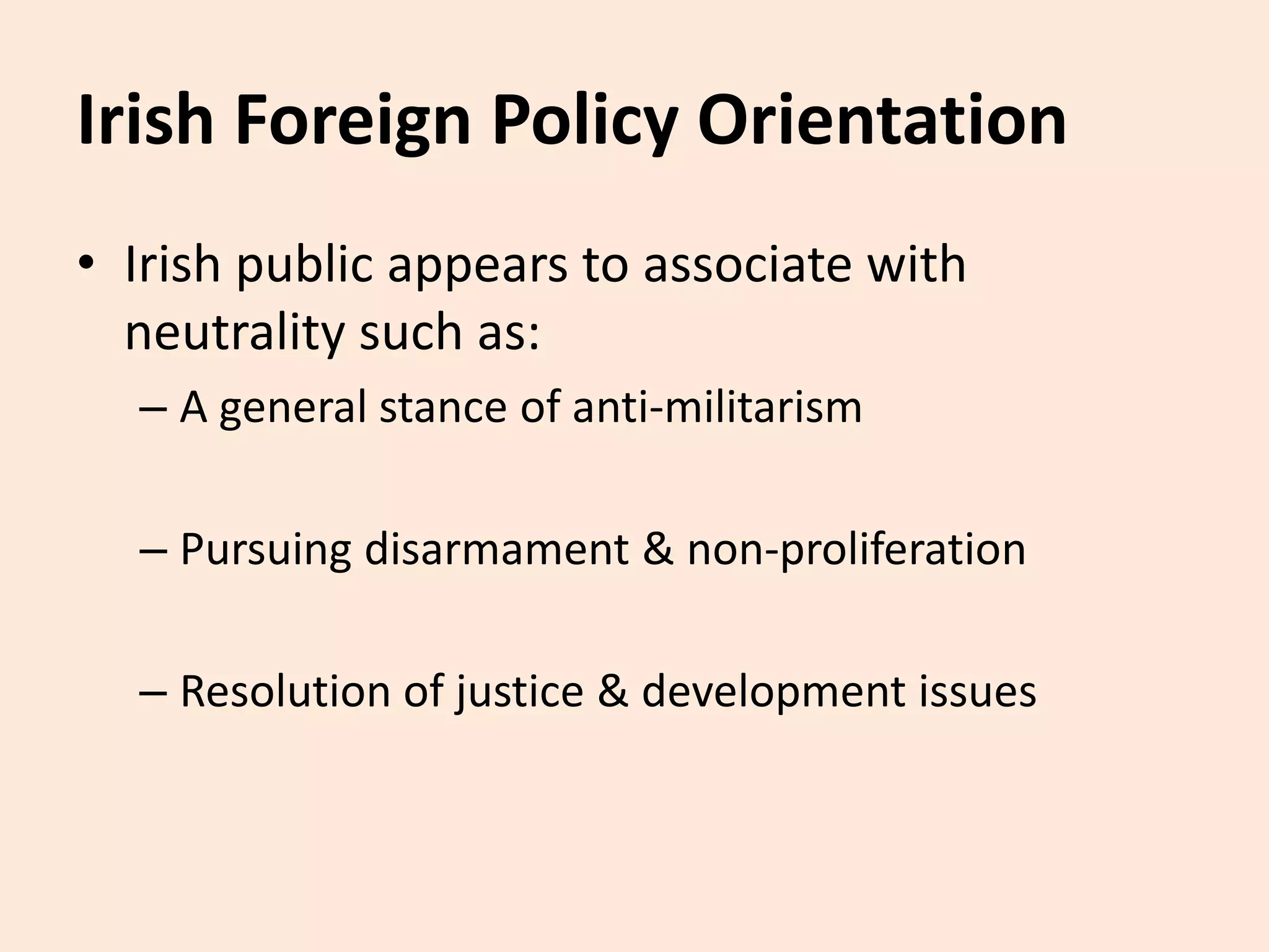 Isolationims and Neutrality | PPTX