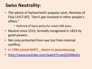 Isolationims and Neutrality | PPTX