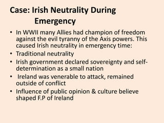 Isolationims and Neutrality | PPTX