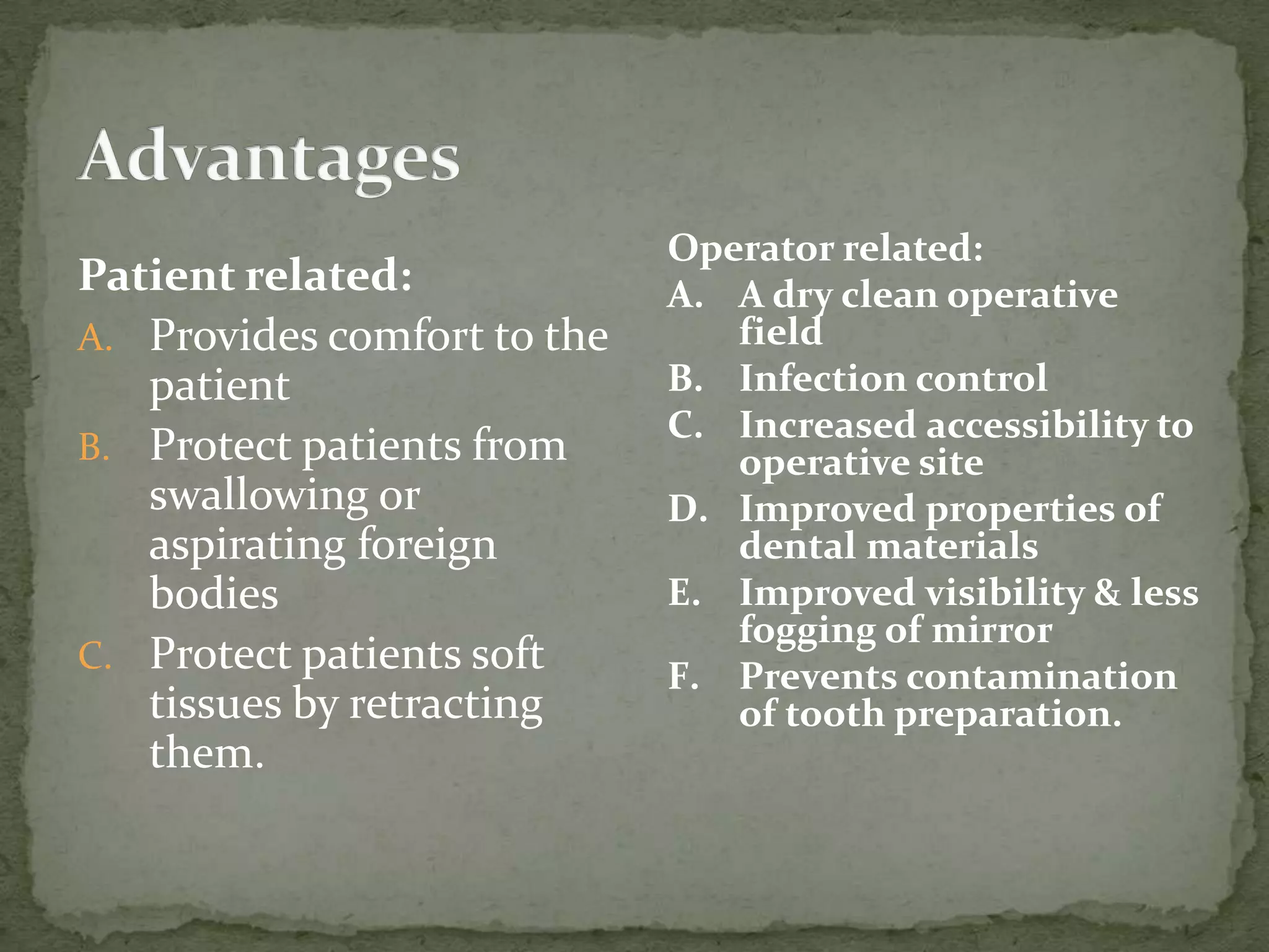 Isolation in endodontic | PPTX