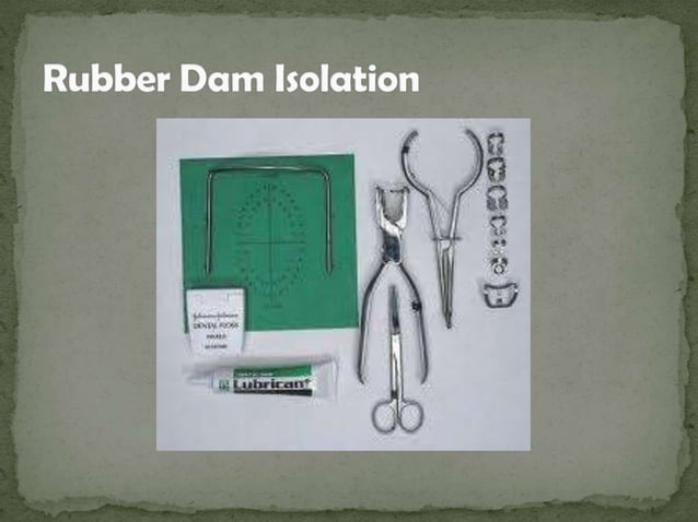 Isolation in endodontic | PPTX | Oral care | Personal Care