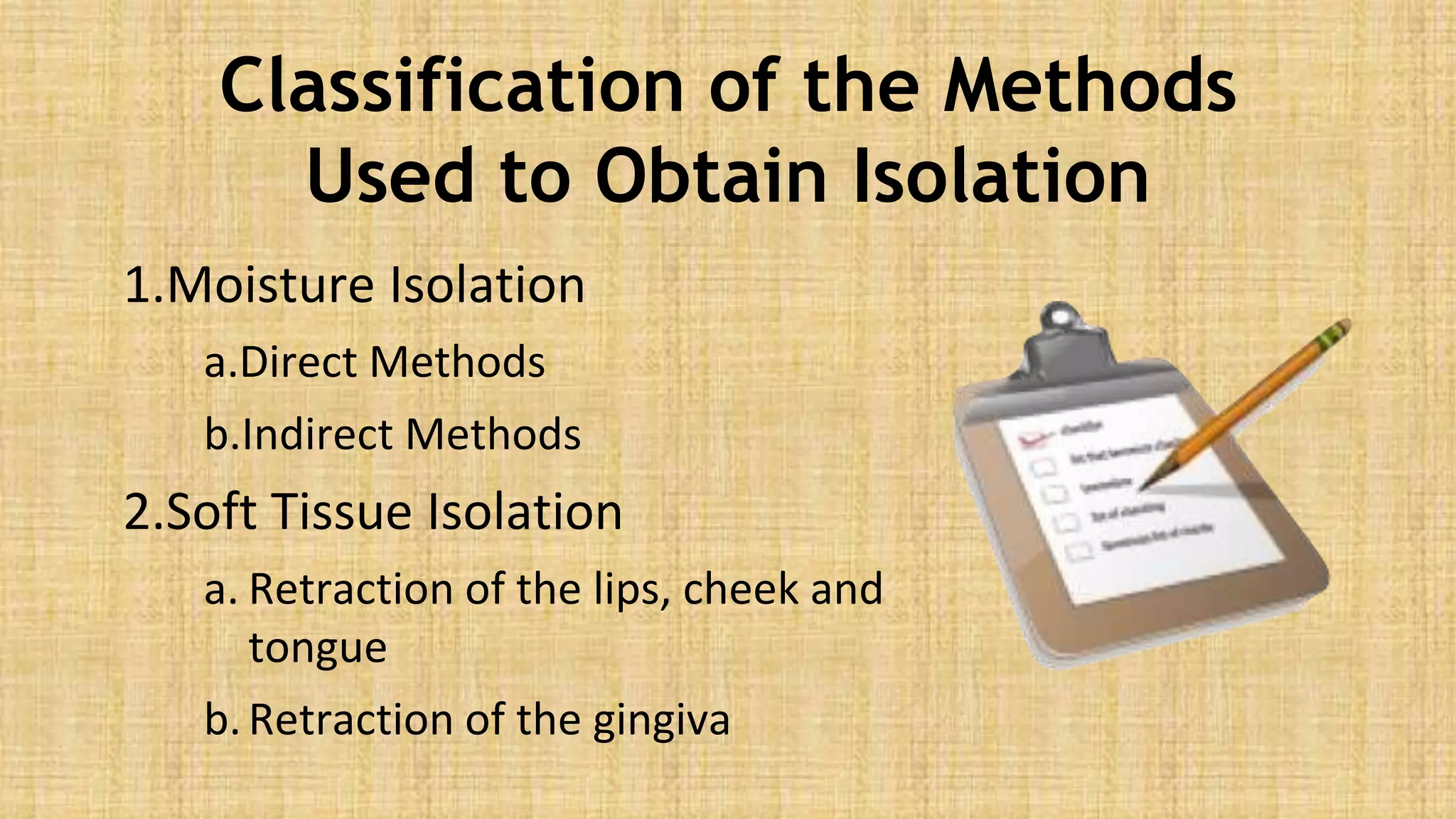 Isolation in endodontics | PPTX