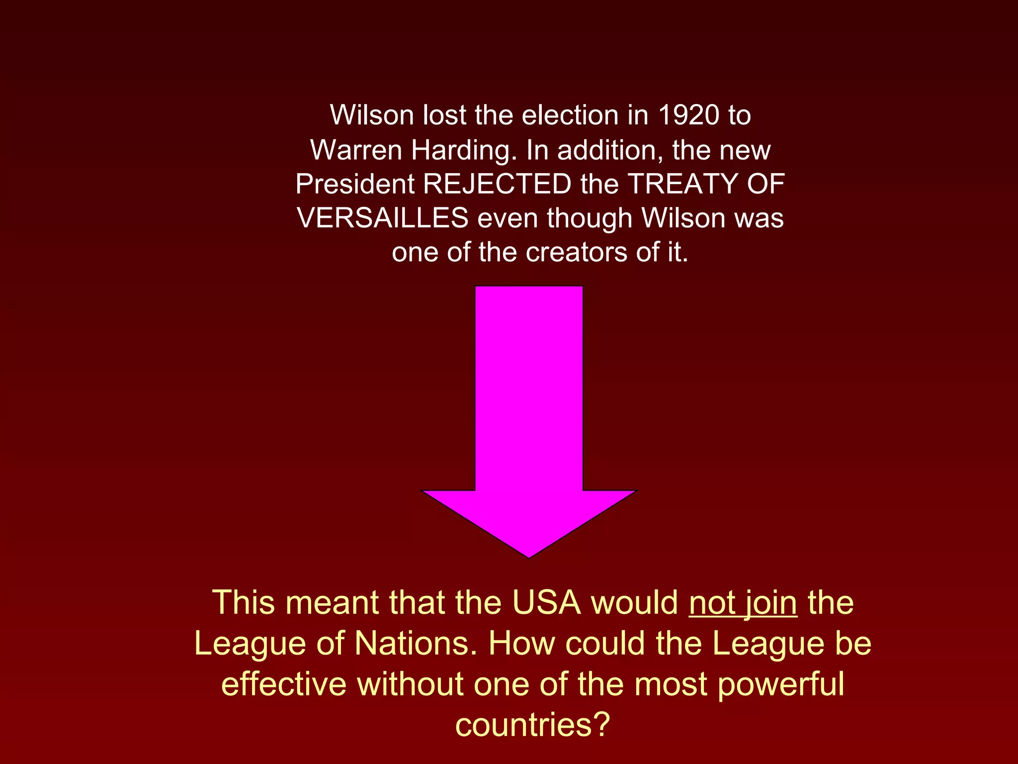 Isolationism In The Usa After Ww1 613 | PPT