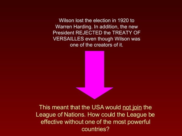 Isolationism in the USA after WW1 | PPT | Political Issues & policy ...