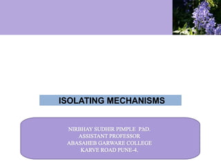Isolation mechanisum | PPTX