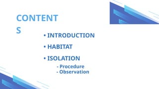 ISOLATION OF potential ALGAE FROM SOIL.pptx