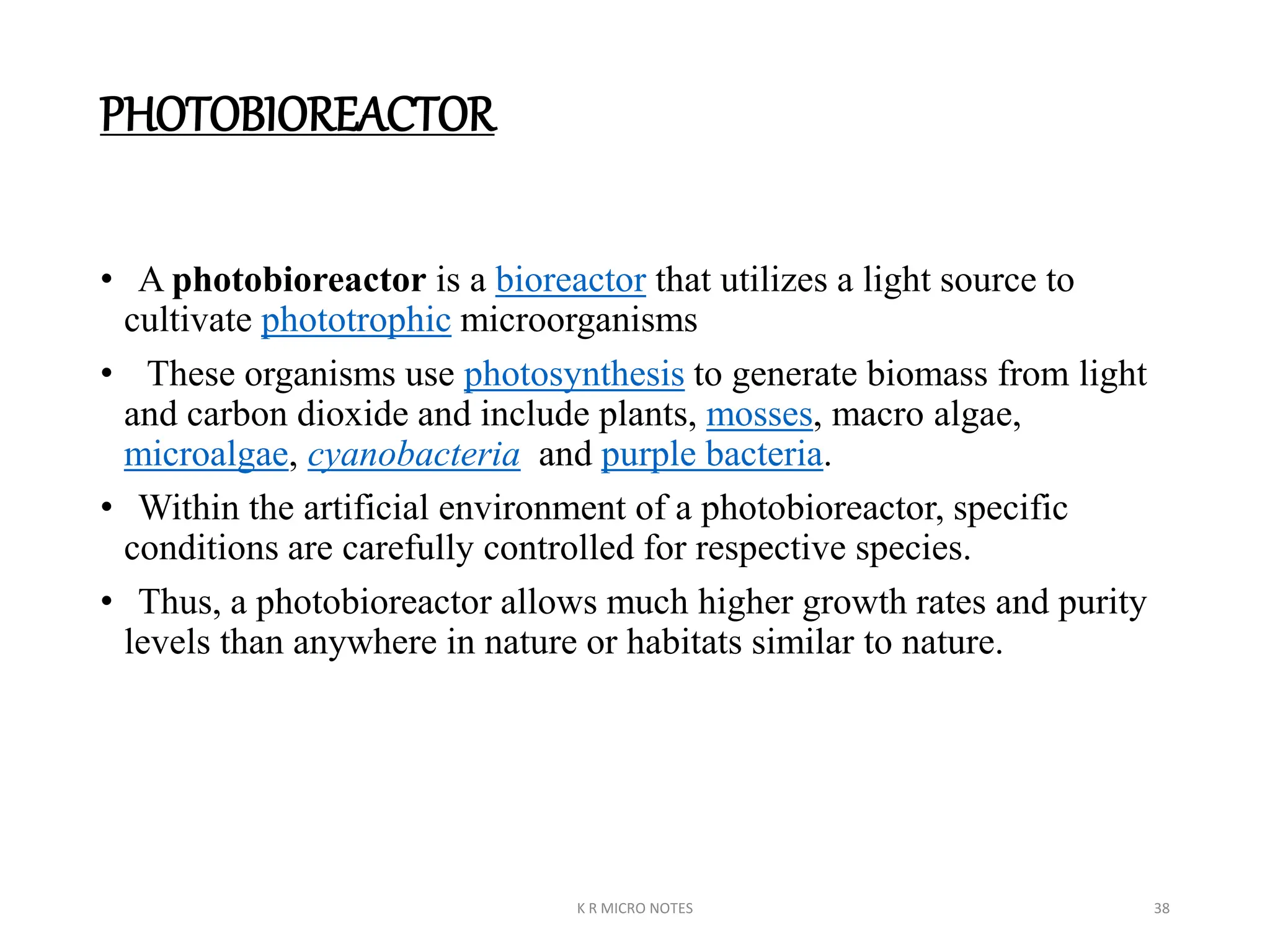 ISOLATION OF ALGAE (INDOOR) AND PHOTOBIOREACTOR K R.ppt