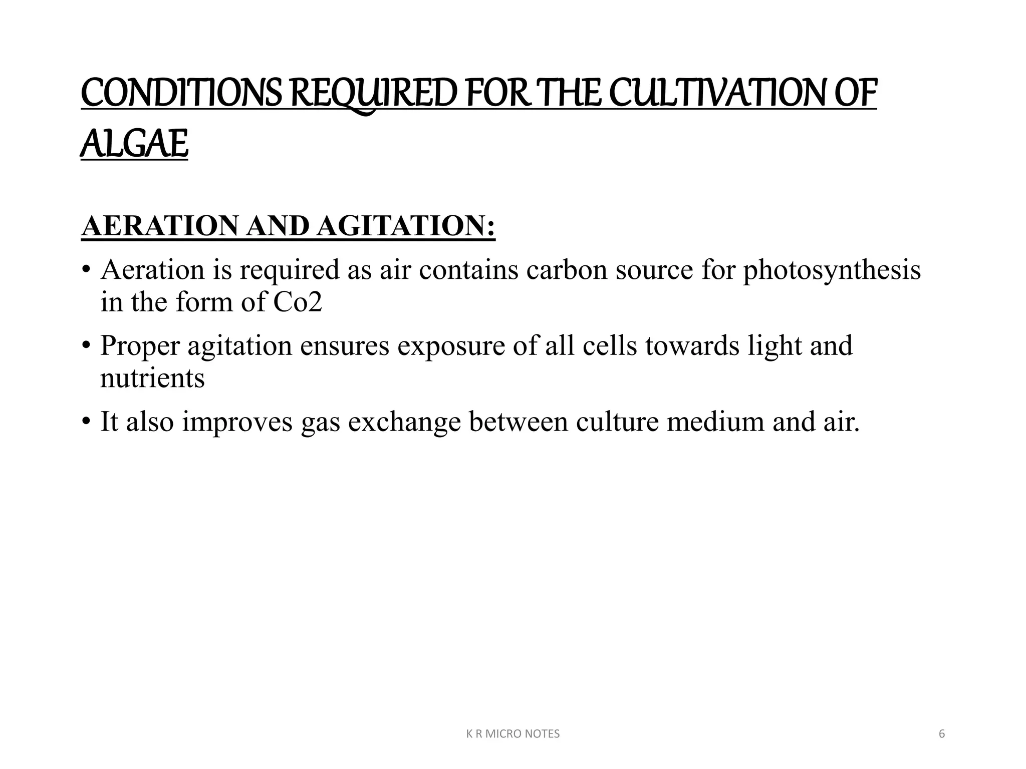 ISOLATION OF ALGAE (INDOOR) AND PHOTOBIOREACTOR K R.ppt