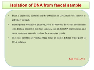 Isolation of DNA from parasites | PPT