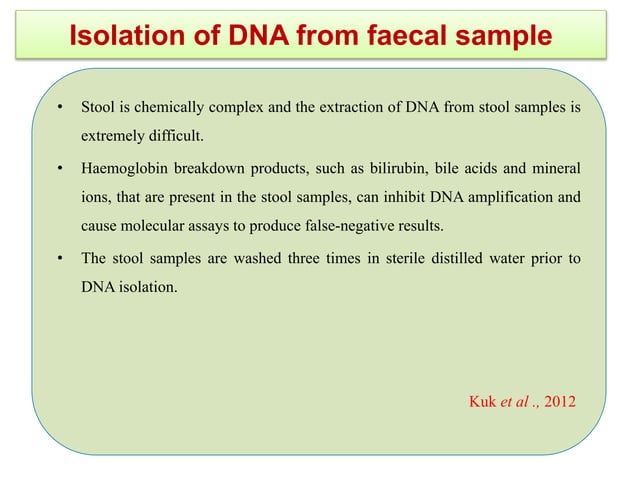Isolation of DNA from parasites | PPT