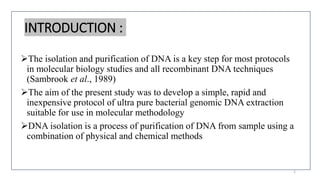 ISOLATION OF DNA FROM BACTERIAL CELL 1.pptx
