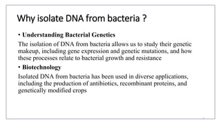 ISOLATION OF DNA FROM BACTERIAL CELL 1.pptx