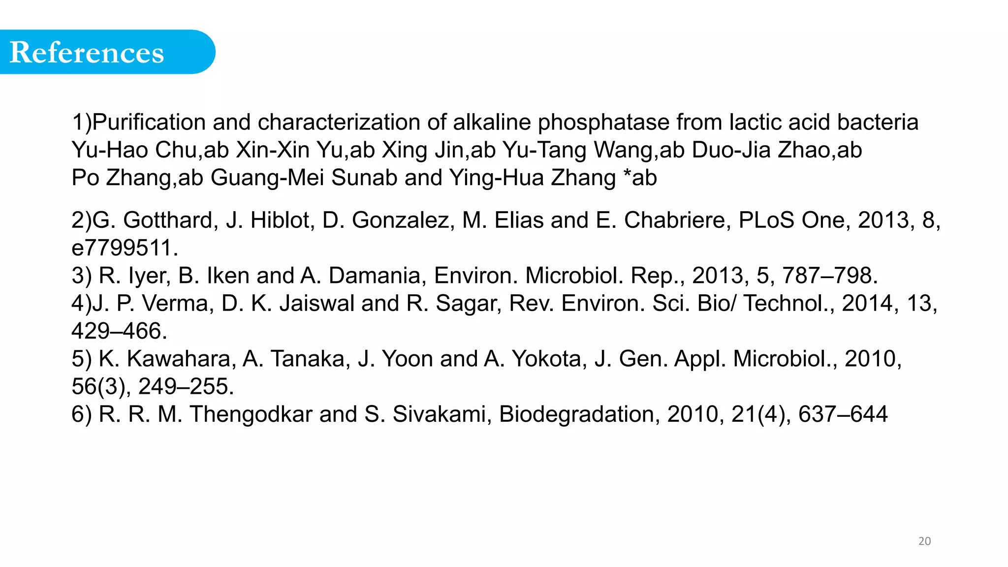 Isolation of enzyme and their assay | PPTX