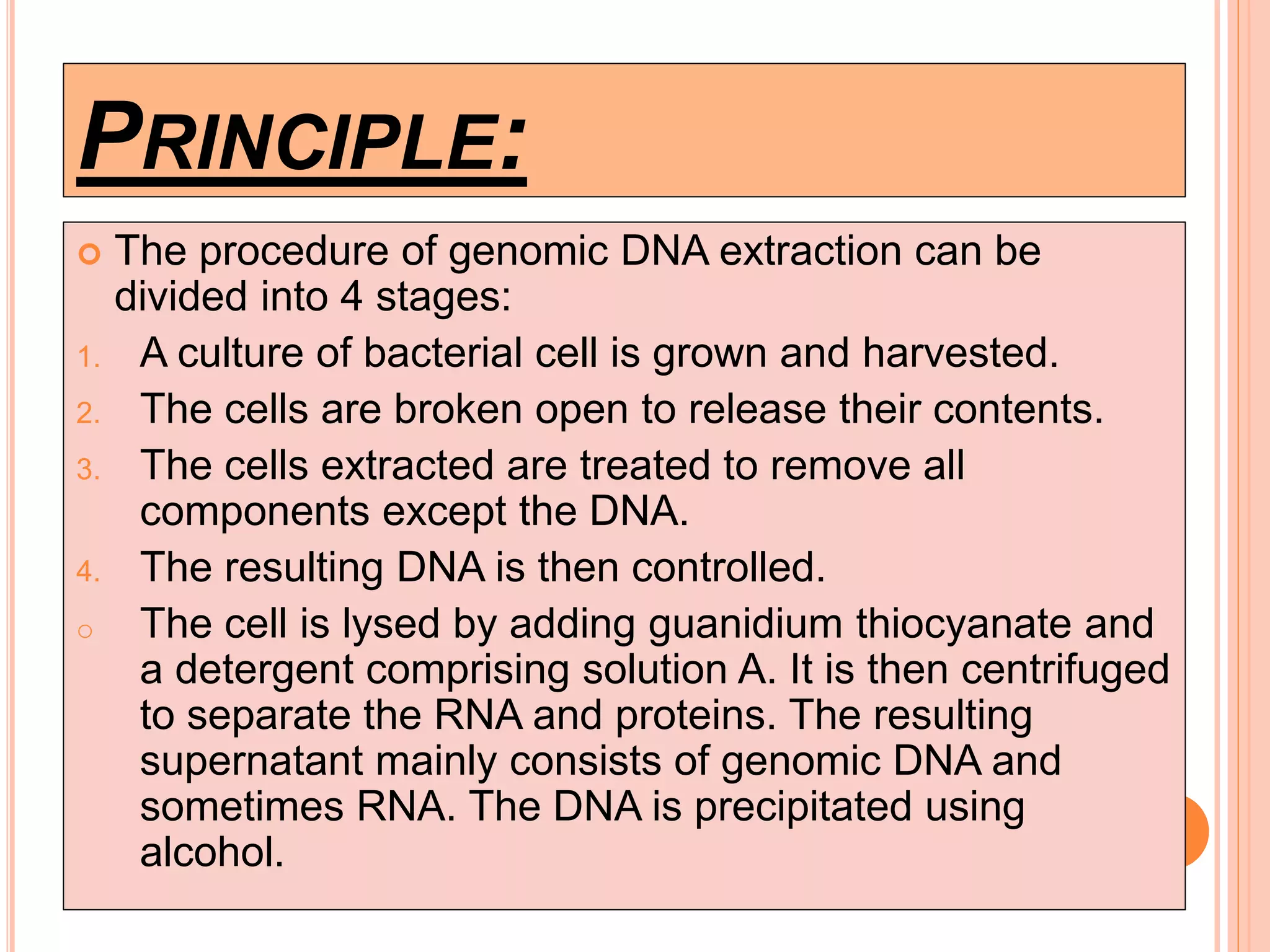 Isolation of genomic DNA from Bacterial cell.pptx