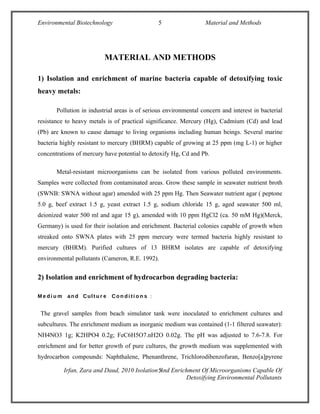 Isolation Of Microorganisms | DOC