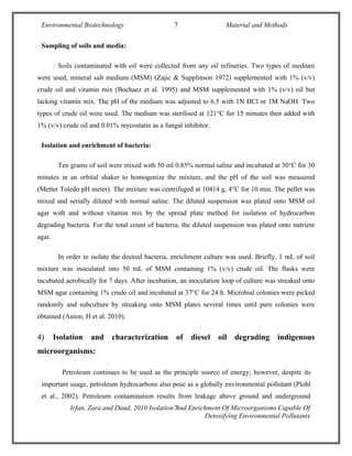 Isolation Of Microorganisms | DOC