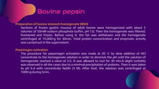 Isolation of milk clotting enzymes | PPT
