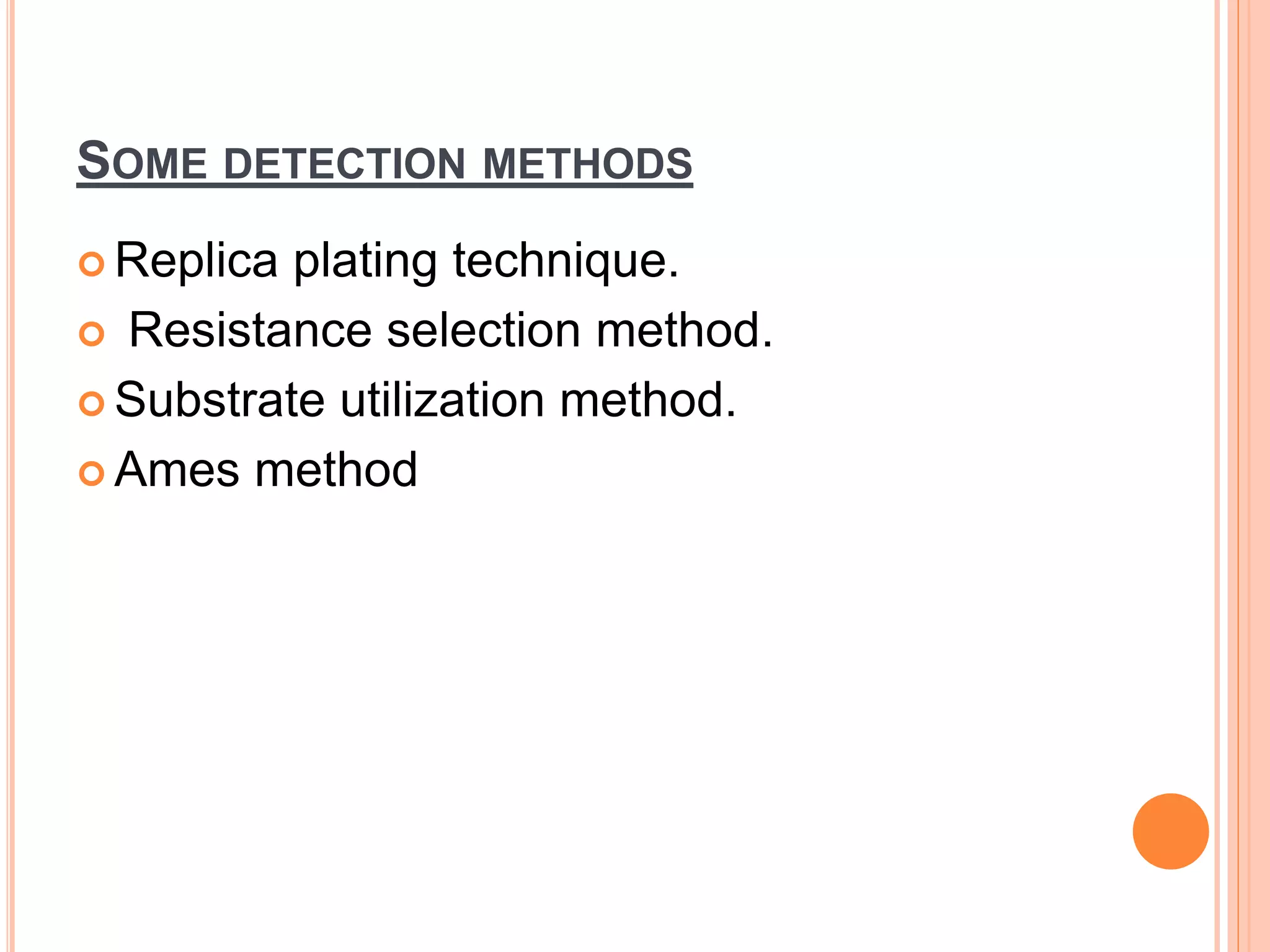 Isolation of mutants | PPTX