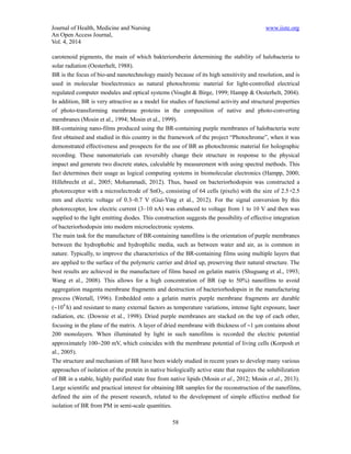Isolation of photochrome transmembrane protein | PDF | Chemistry | Science