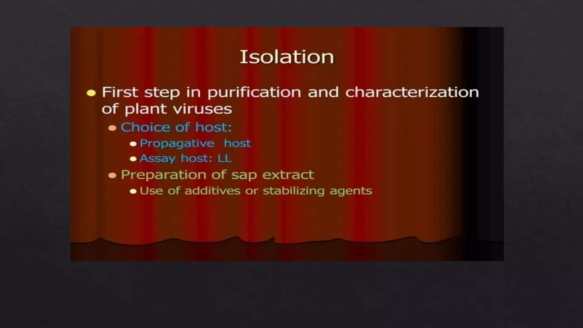 ISOLATION OF PLANT VIRUS .pptx