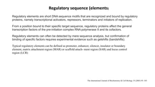 Isolation of promoter and other regulatory elements.pptx