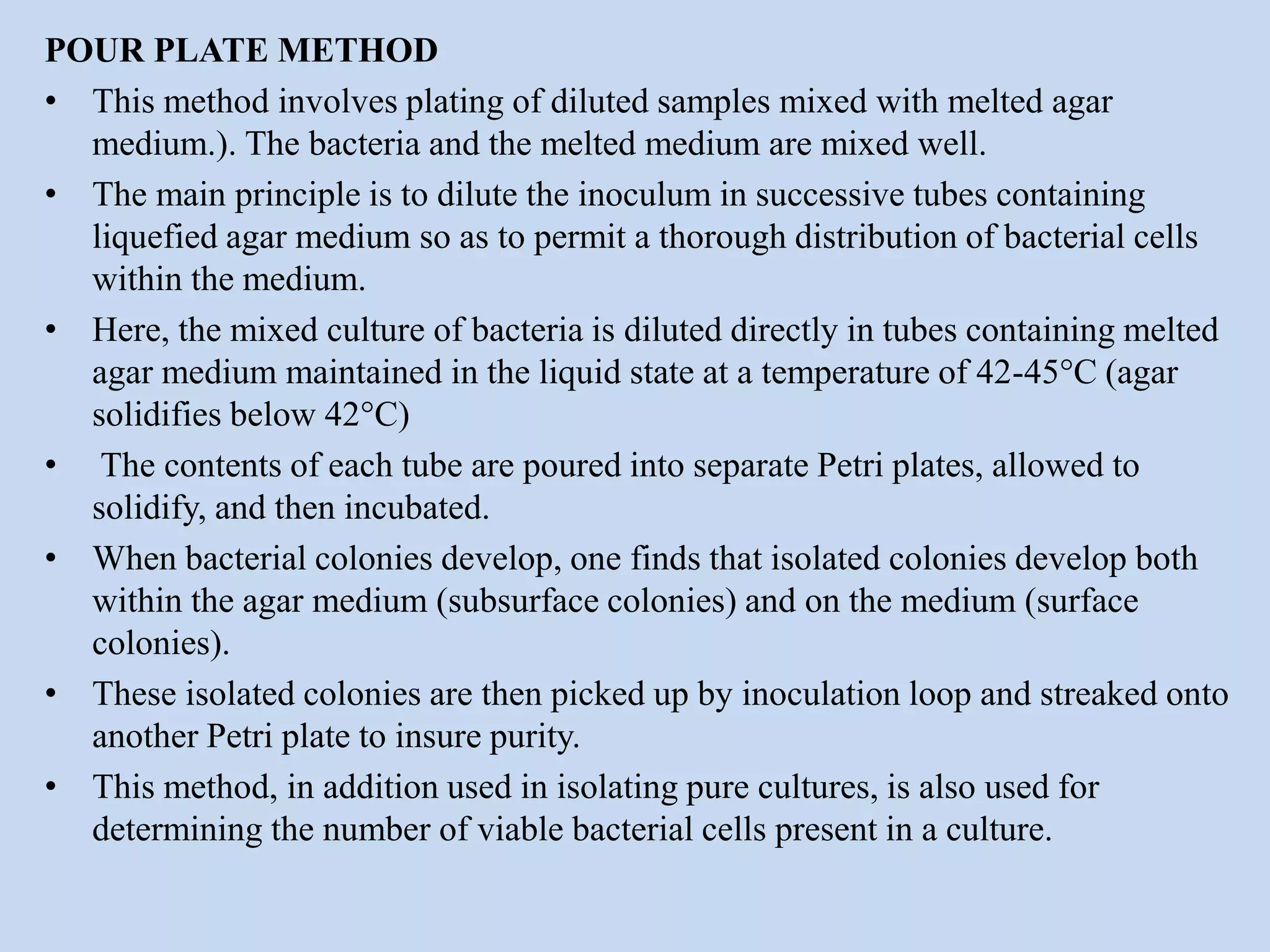Isolation of pure culture | PPT