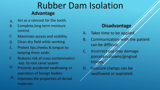 Isolation of the operative field | PPTX | Dental Health | Diseases and ...