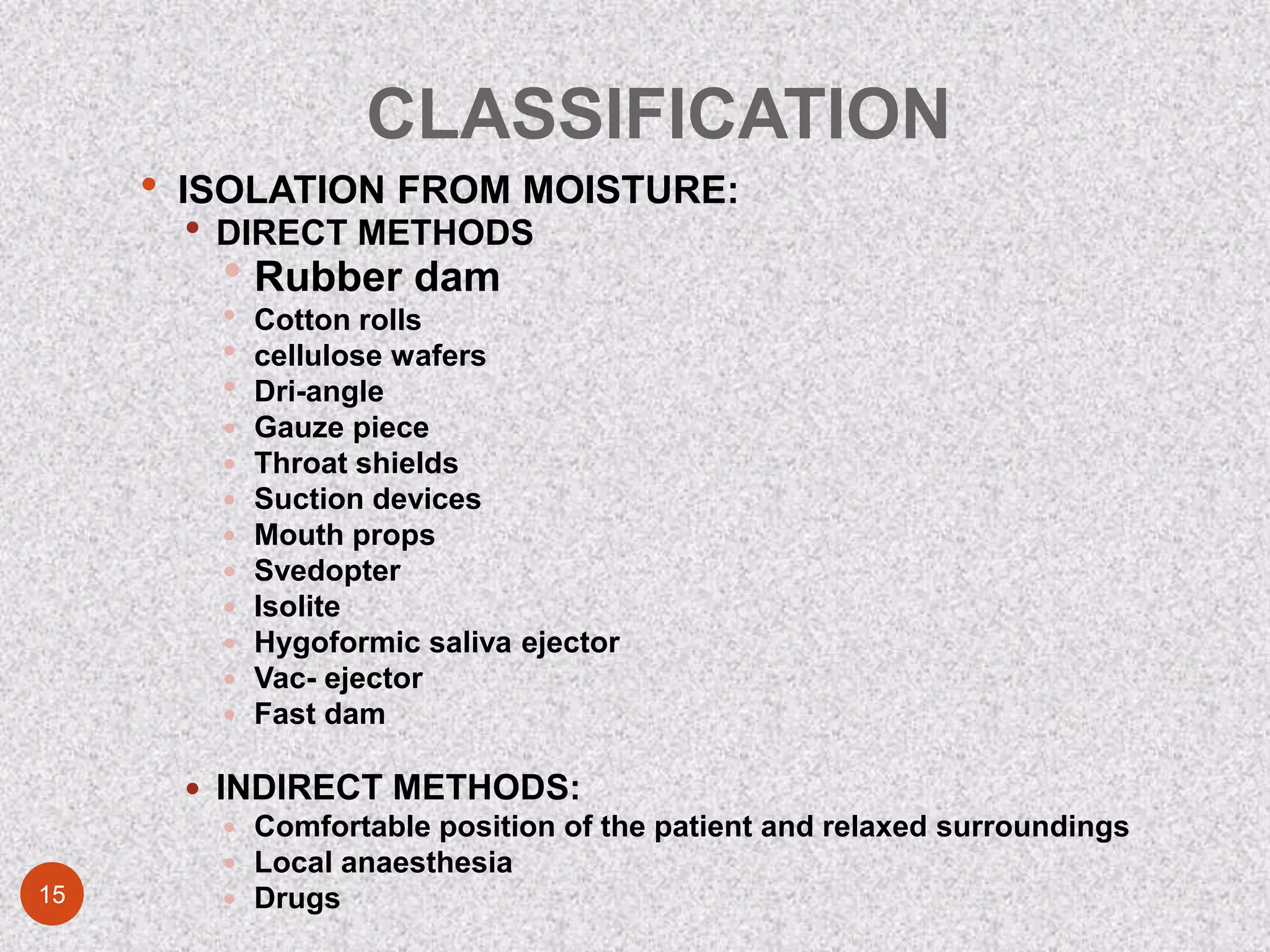 Isolation of the operative field | PPTX