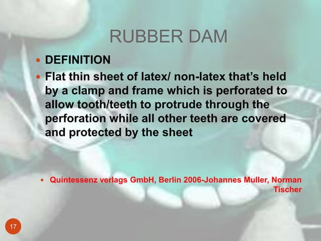 Isolation of the operative field | PPTX