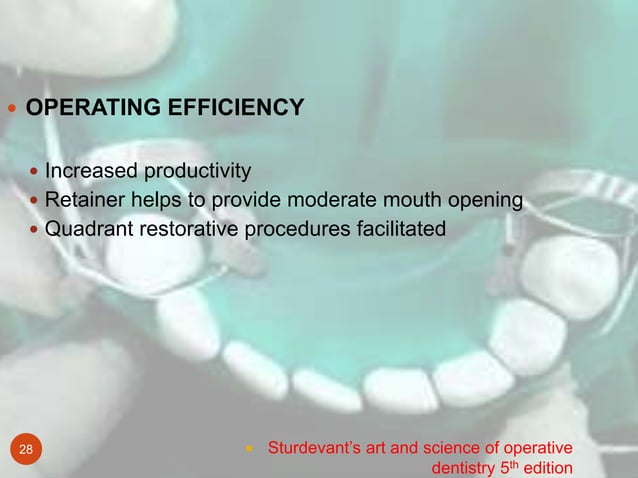 Isolation of the operative field | PPTX